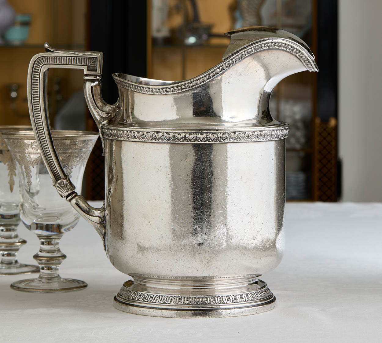 Massive Vintage Bowman Biltmore Hotel Water Pitcher, 8 Pints Massive Vintage Bowman Biltmore Hotel Water Pitcher, 8 Pints